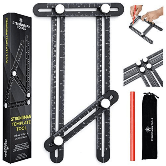 Strongman Tools® Universal Angle Ruler: Full Metal B...